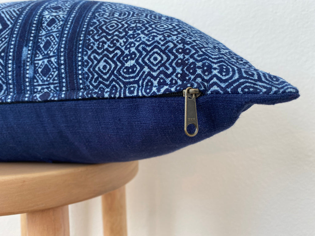 "Indigo" Lumbar Pillow Cover – Shop Eclectic Collective